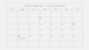How to Create an Editorial Calendar in 4 Steps | Writtent