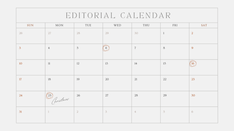 How to Create an Editorial Calendar in 4 Steps | Writtent