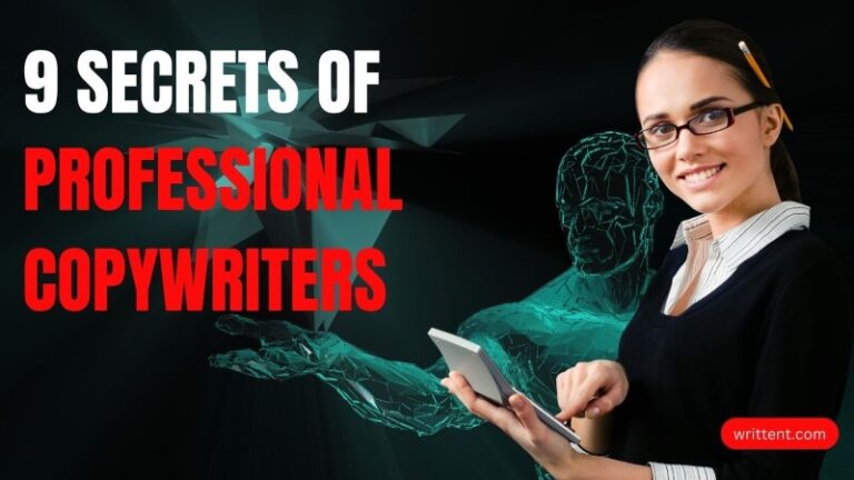9 Secrets of Professional Copywriters | Writtent