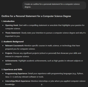 How to Effectively Use ChatGPT to Write a Personal Statement | Writtent